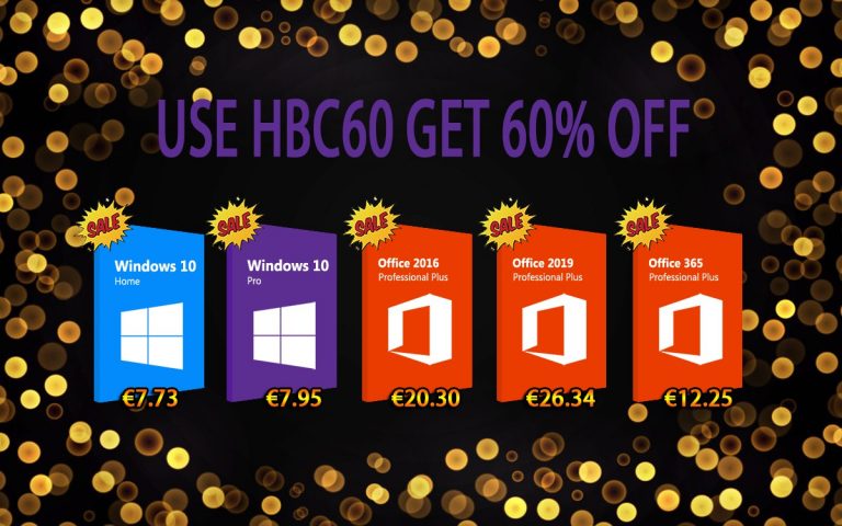 Summer Promotion: Windows 10 Pro €7.95, Office 2016 Pro €20.30 – Hartware
