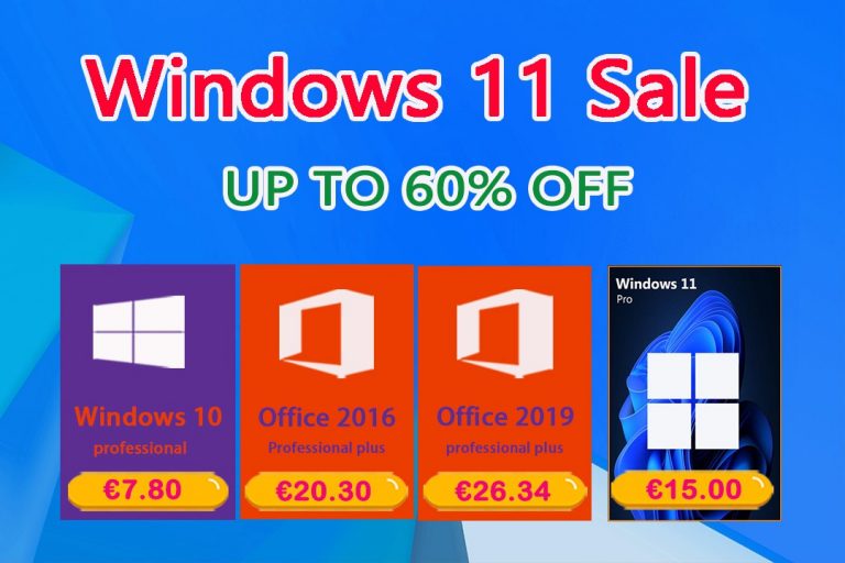 Windows 11 Sale: Windows 10 Pro €7.80, Windows 11 Pro €15 – Hartware