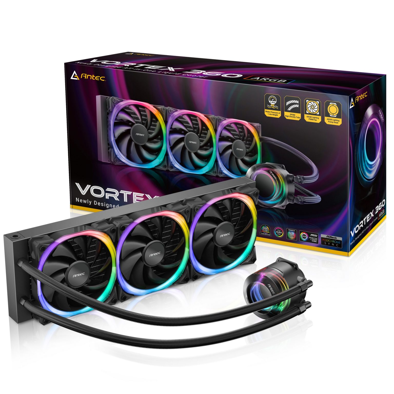 Vortex 240 & 360: Antec präsentiert neuen All-in-One-ARGB-CPU-Kühler ...