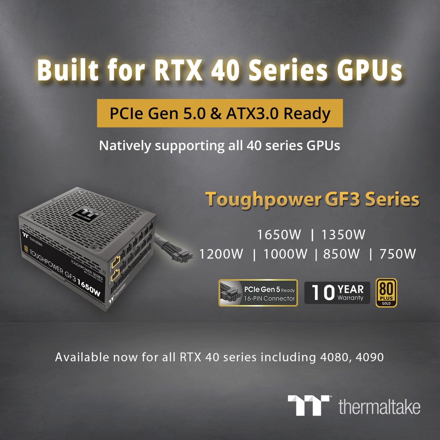 Thermaltake Releases Toughpower GF3 1200W & GF A3 850W/1050W in Snow Edition – Hartware