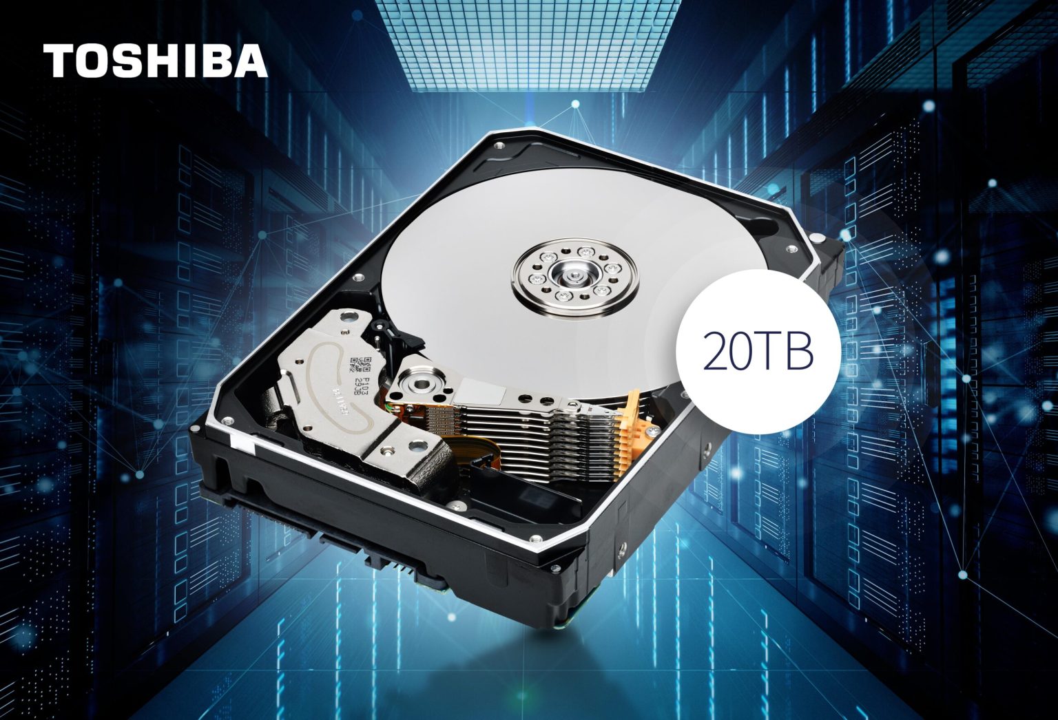 Toshiba präsentiert neue Festplattenserie MG10 mit 20 TB – Hartware