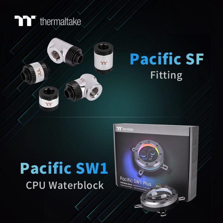 Thermaltake Releases the Pacific F-Pro Fittings and the Pacific PCTG ...